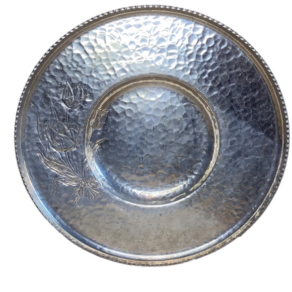 Rodney Kent Silver Co | Dining | Vintage Rodney Kent Silver Hammered ...